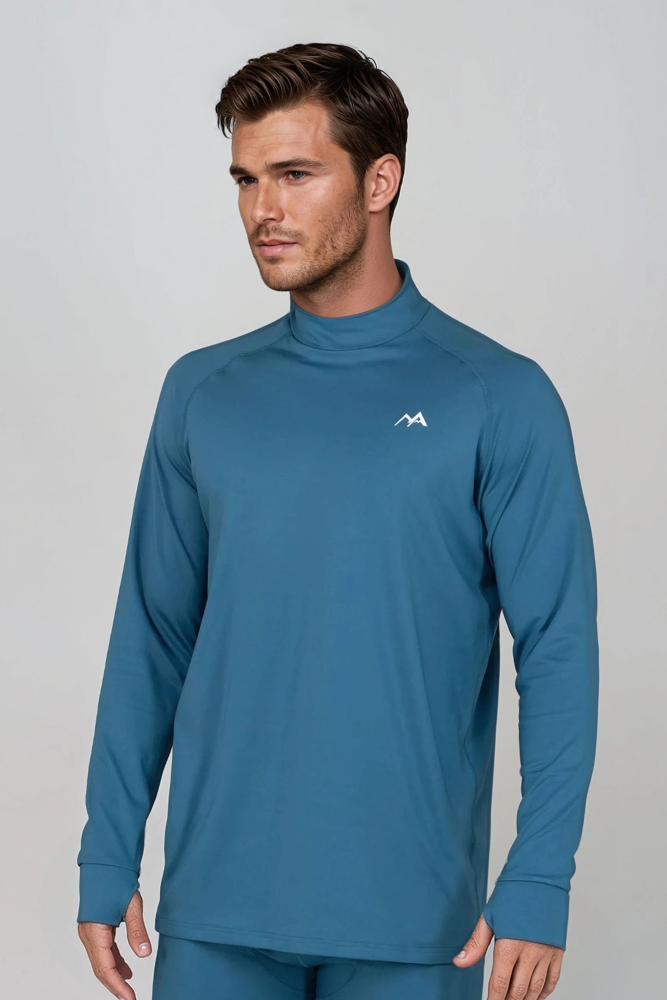 Men's Thermal Base Layer Top Midnight Blue - Arctic Eco-Sno