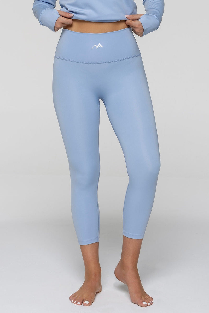 Women's Base Layer Leggings Sky Blue - Arctic Eco-Sno