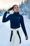 Women's Base Layer Top Night Sky Navy - Arctic Eco-Sno