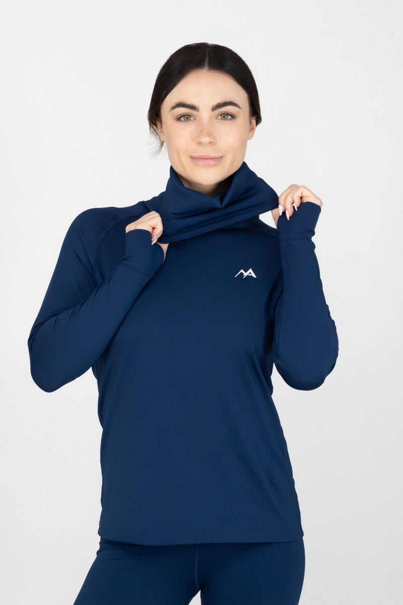 Women's Base Layer Top Night Sky Navy - Arctic Eco-Sno